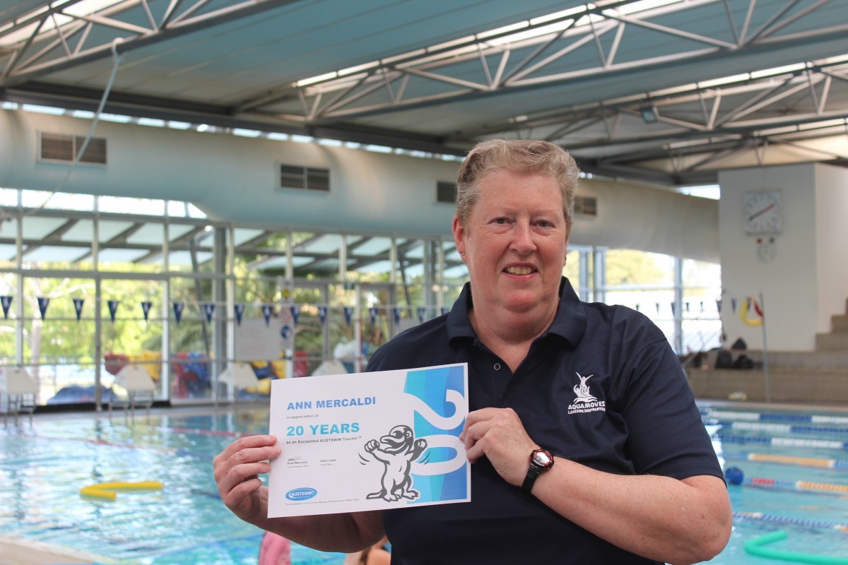 Congratulations Ann Mercaldi on 20 Years with AUSTSWIM! - Aquamoves ...